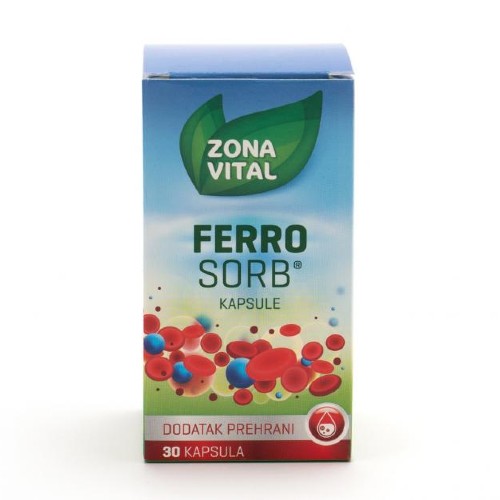 Ferrosorb, 30 kapsula – Vitashop